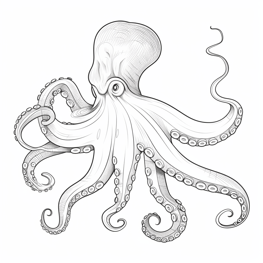 Ausmalbilder Krake ️ Kostenlose Malvorlagen zum Ausdrucken
